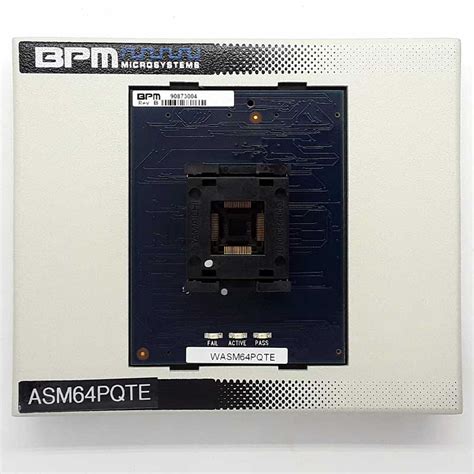 fasm64pqte socket module bpm microsystems device programming systems