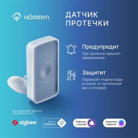 Сенсор протечки HOMMYN WS-20-Z - купить с доставкой по выгодным ценам в ...