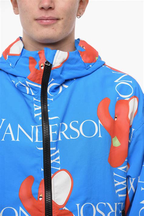J W Anderson Hooded Elephant Nylon Windbreaker Men Glamood Outlet