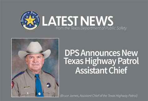 Dps Announces New Texas Highway Patrol Assistant Chief Northeast News