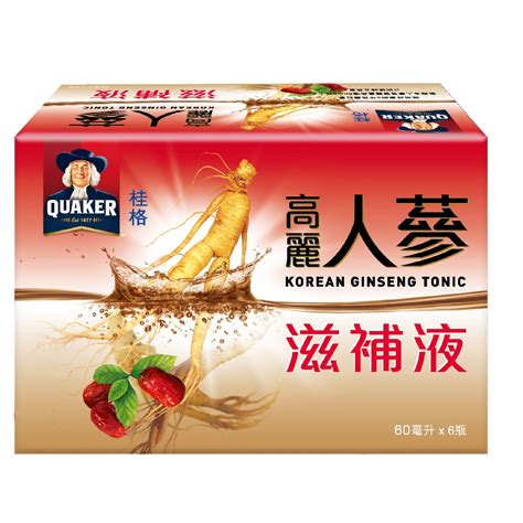 桂格 高麗人蔘滋補液60ml6入 機能保健 Yahoo奇摩購物中心