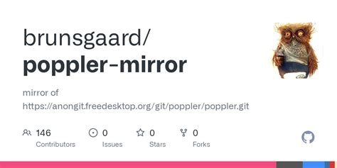 GitHub Brunsgaard Poppler Mirror Mirror Of Https Anongit