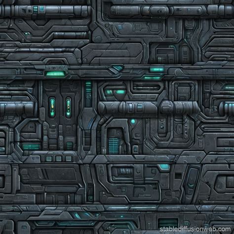 Alien Tech Sci-Fi Texture | Stable Diffusion Online