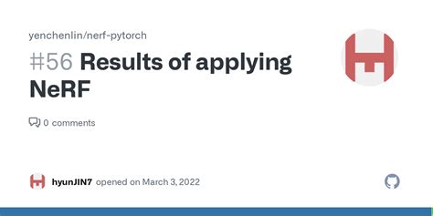 Results Of Applying Nerf Issue Yenchenlin Nerf Pytorch Github