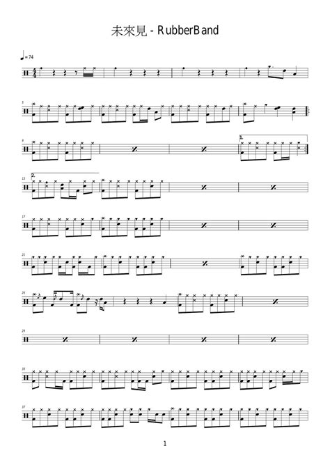 RubberBand 未來見 Drum Blad by Sorata