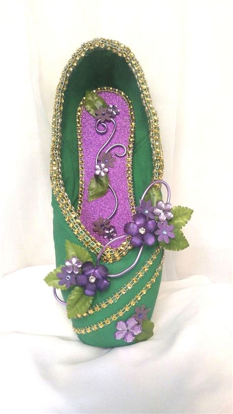 Pin On Ballet Slippers Pointe Shoes Ballet Crafts Decorated Shoes