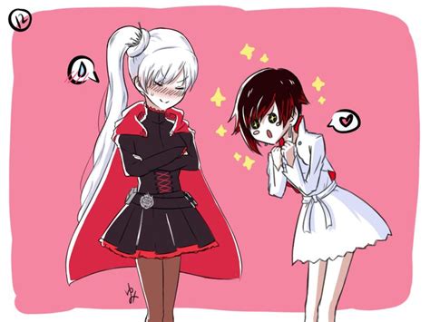 Ruby And Weiss Rwby Rwby Comic Rwby Anime