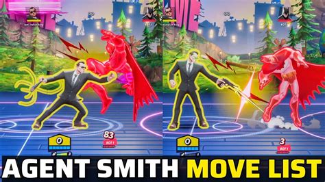 Multiversus Agent Smith Move List Signature Perks Guide Special