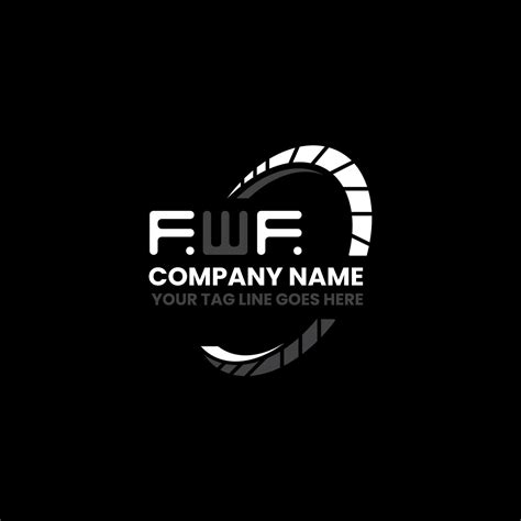 Fwf Letter Logo Creative Design With Vector Graphic Fwf Simple And