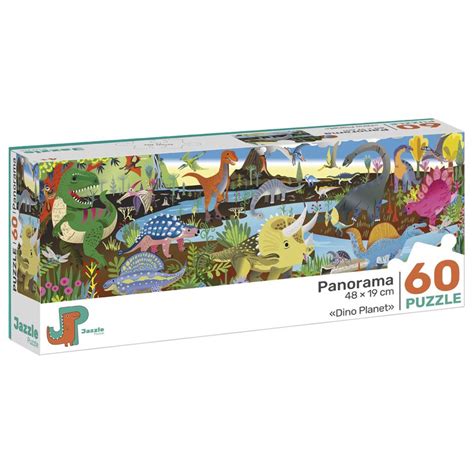 Пазл Планета динозавров JAZZLE PUZZLE 60 дет купить в Москве, цена