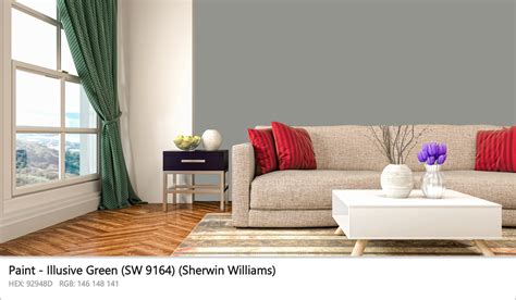 Sherwin Williams Illusive Green SW 9164 Paint Color Codes Similar