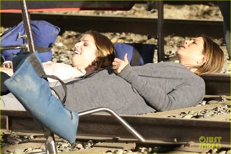 Jennifer Aniston And Anna Kendrick Get Emotional Lying Down On Train