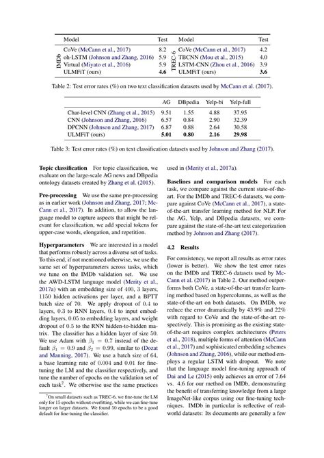 Universal Language Model Fine Tuning For Text Classification
