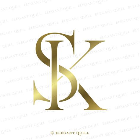 Wedding Logo Monogram Ks Initials Wedding Logo Monogram Monogram