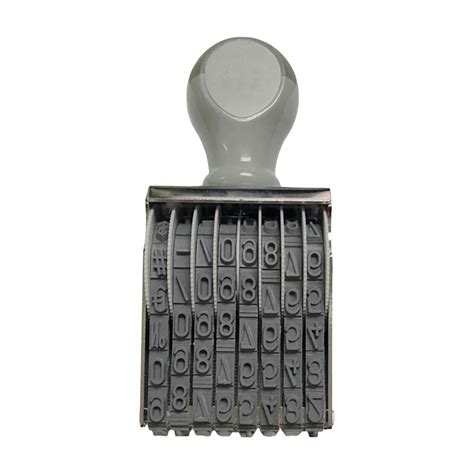 Rubber Number Stamp Roller Stamp 8 Digits Business Stamp Numeric Rolling Numbering Stamp Wheels