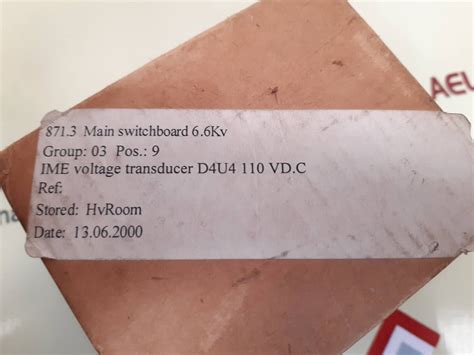 Ime D4u4 Voltage Transducer Aeliya Marine