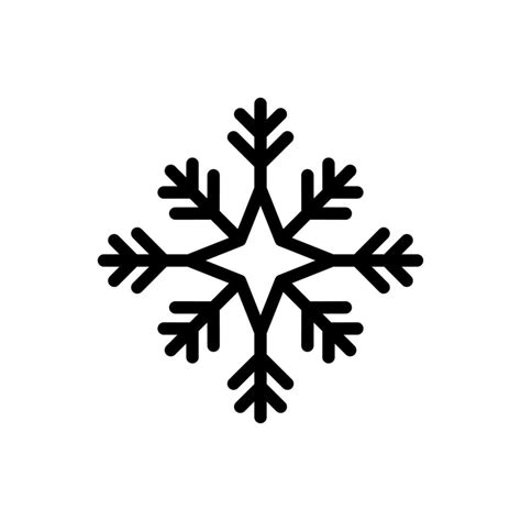 Snowflake Vector Icon 7126694 Vector Art At Vecteezy