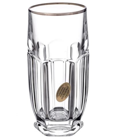 Набор стаканов для воды Union Glass "Сафари /Отводка платина", 300 мл ...