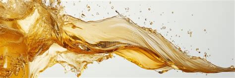 Dynamic Splash Of Golden Liquid Creating Waves And Droplets Showcasing Fluid Motion And Texture