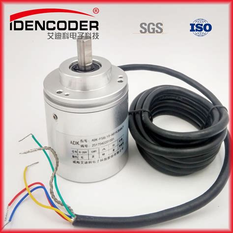 adk canopen bus type absolute encoder sensor 8192 ppr 5v 8 30v ip65 cnc crane medical ship boat
