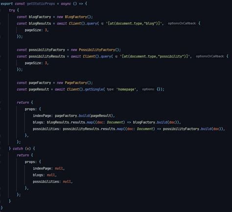 error on locally development developing with prismic prismic people