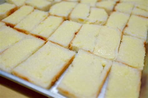 ขนมปังกรอบเนยน้ำตาล สูตรขนม