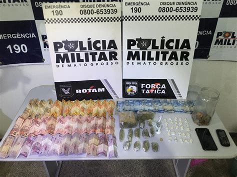 Rotam fecha boca de fumo e prende mãe e filha no Dom Aquino Mato
