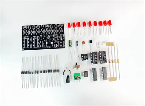 Knight Rider Led Chaser With 5mm Leds Learn To Solder Kit Etsy Uk