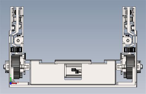 货架AGV夹抱式三级伸缩货叉 SOLIDWORKS 2020 模型图纸下载 懒石网