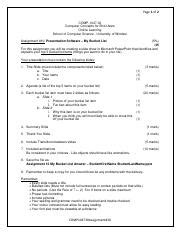 COMP Assignment Pdf Page Of COMP Computer Concepts For End Users Online