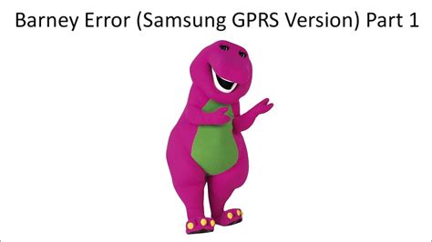 Barney Error Download