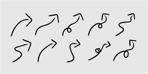 Pincel De Doodle De Seta Vetor Premium