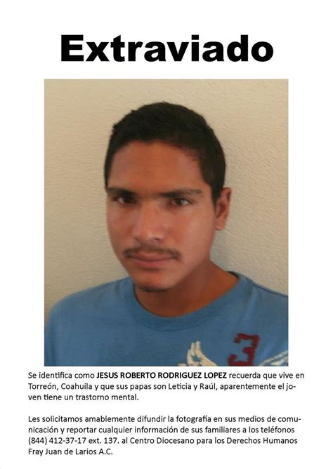 Joven extraviado busca regresar a su hogar en Torreón El Siglo de Torreón