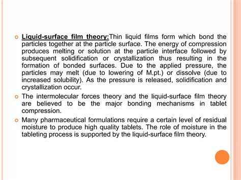 Compaction And Compression Forces Involved In Compression And Factors
