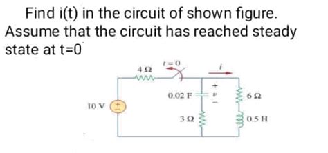 Find I T In The Circuit Of Shown Figure StudyX