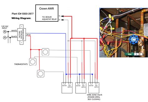 Wiring Zone Valve In Crown Boiler AWR Series Heating Help The Wall
