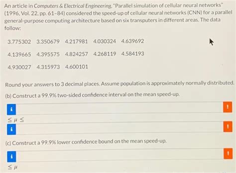 Solved An Article In Computers And Electrical Engineering