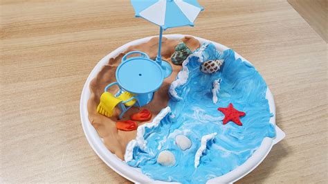 여름바다 클레이 만들기 How To Make A Summer Sea With Clay