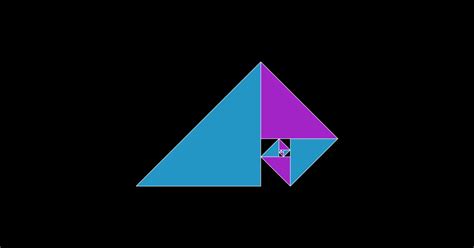 Fibonacci Triangles Triangles Sticker Teepublic