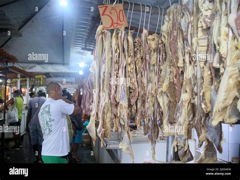 Salvador Bahia Brazil April 30 2022 Bolvina Jerky For Sale On