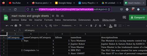 Github Pablotoledom React Routes And Google Sheets Build A Dinamic