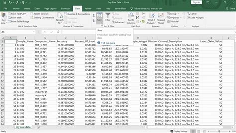 How To Sort Your Data Excel In Science