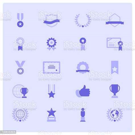 명예 및 어워드 아이콘 세트 1에 대한 스톡 벡터 아트 및 기타 이미지 1 1위 개념 기호 Istock