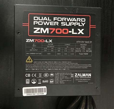 Обзор от покупателя на Блок питания ZALMAN ZM700-LX ATX 700W простой ...
