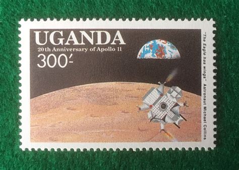 Issued In 1989 To Commemorate 20th Anniversary Of 1st Manned Moon