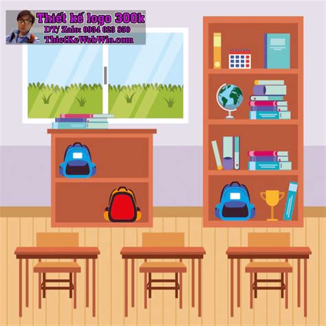 Phòng Học Hoạt Hình Classroom Cartoon Wio