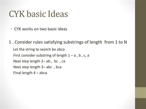 Ppt Membership Problem Cyk Algorithm Powerpoint Presentation Free