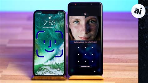 Comparison Iphone X Vs Galaxy S9 Biometrics Appleinsider