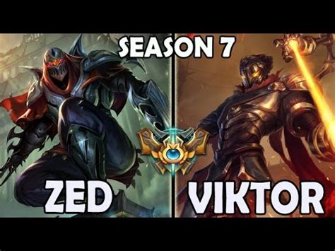 SKT T Faker ZED Vs VIKTOR Rank Challenger LP YouTube