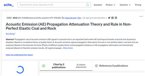 Acoustic Emission Ae Propagation Attenuation Theory And Rule In Non